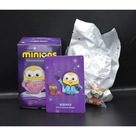 POP MART | Design | Pop Mart Minions Bedtime Stories By Bob Tim Disco ...
